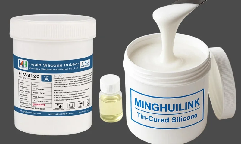 High Tear Strength Tin Cured Silicone for Mold Making